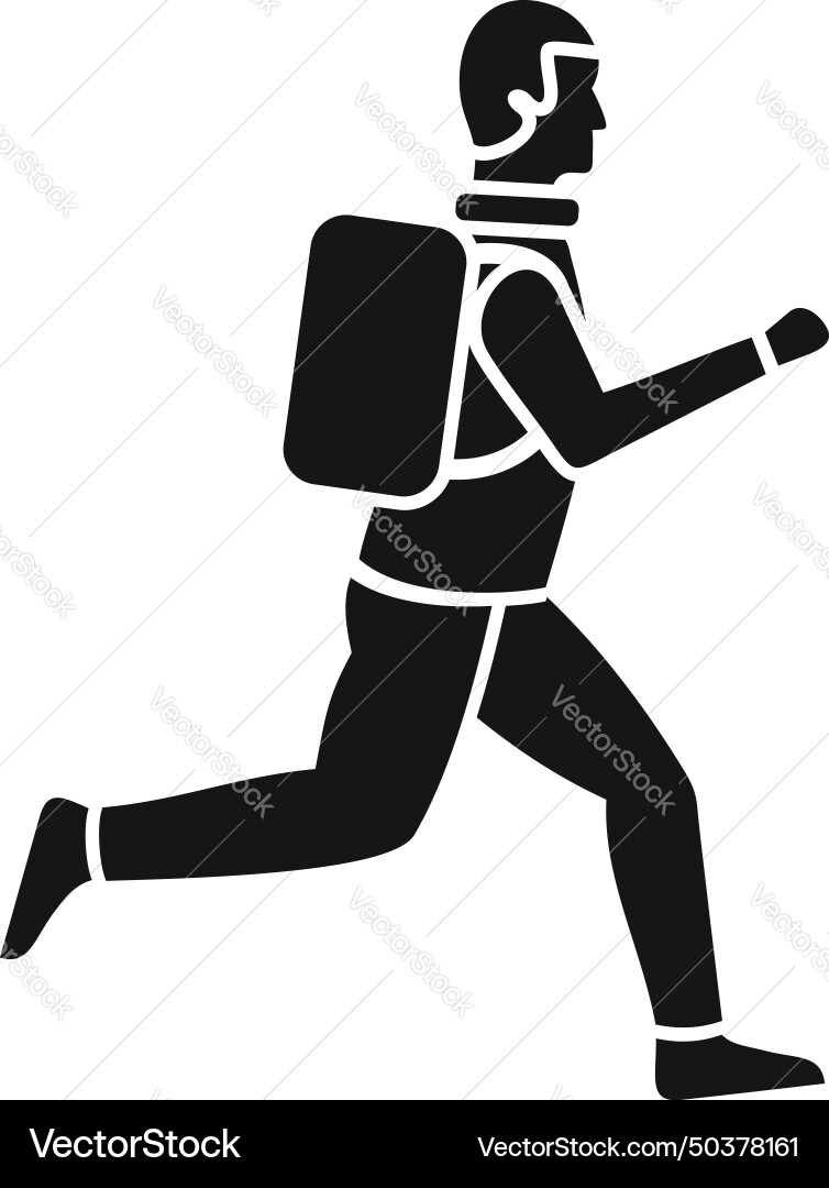 Fast courier delivery icon simple food Royalty Free Vector