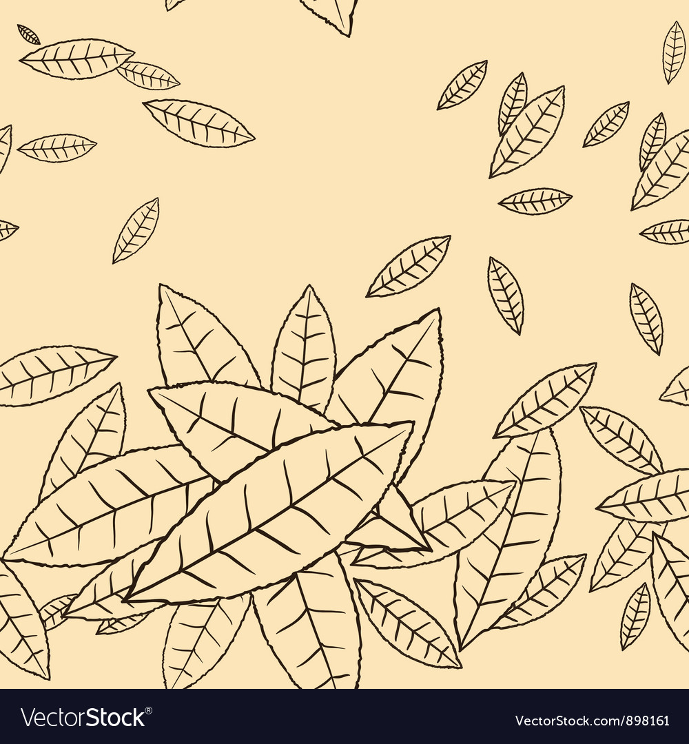 Pattern fly leaves seamless background Royalty Free Vector