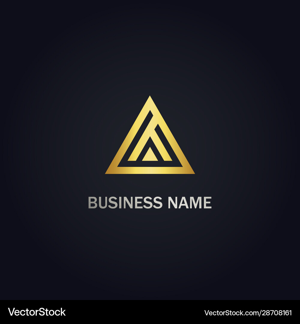 Yellow Pyramid Logo Pyramid Logo Vector 7882388 Vector Art At Vecteezy