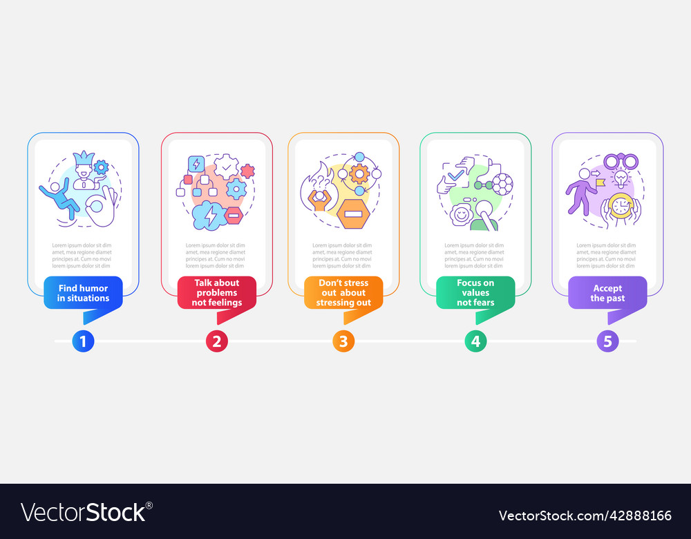 Dealing with change rectangle infographic template Dealing with change rectangle infographic template