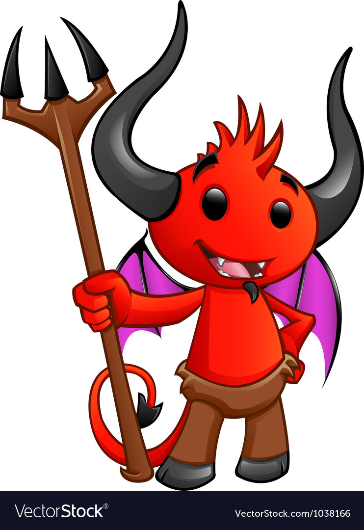 Devil character 4 Royalty Free Vector Image - VectorStock