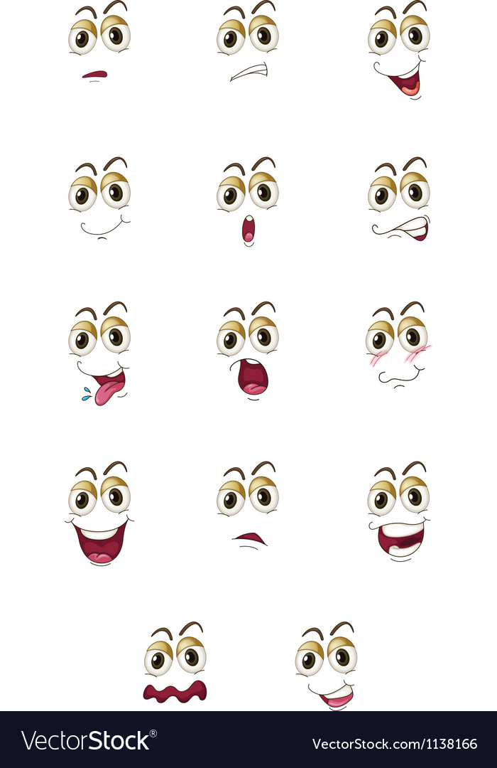 Face Royalty Free Vector Image - VectorStock