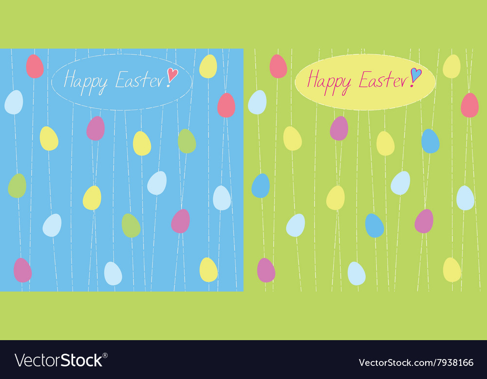 Happy easter background Royalty Free Vector Image