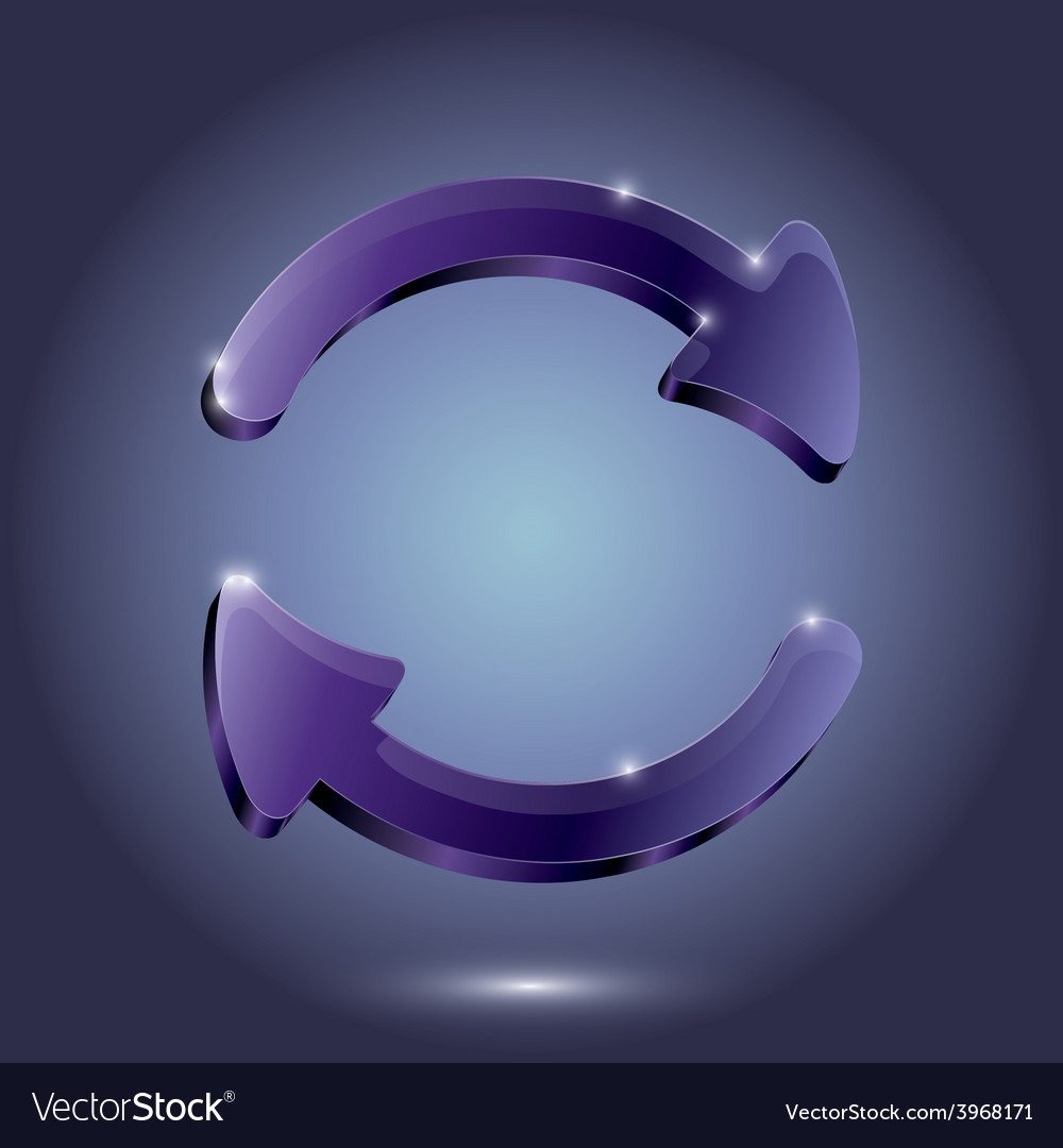 Arrow Glass pictogram refresh reload rotation loop