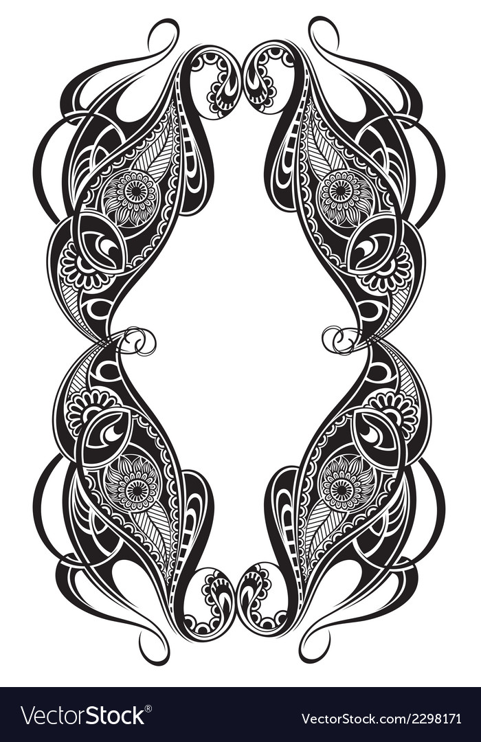 Border frame Royalty Free Vector Image - VectorStock