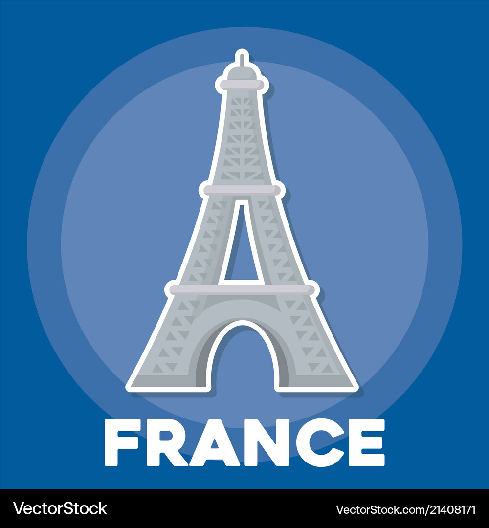 France culture design Royalty Free Vector Image