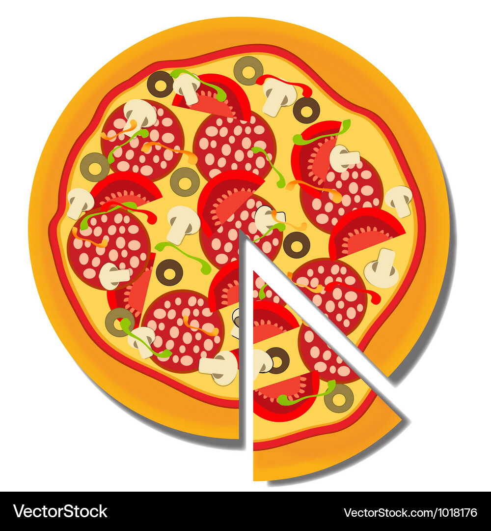 Pizza Royalty Free Vector Image - VectorStock