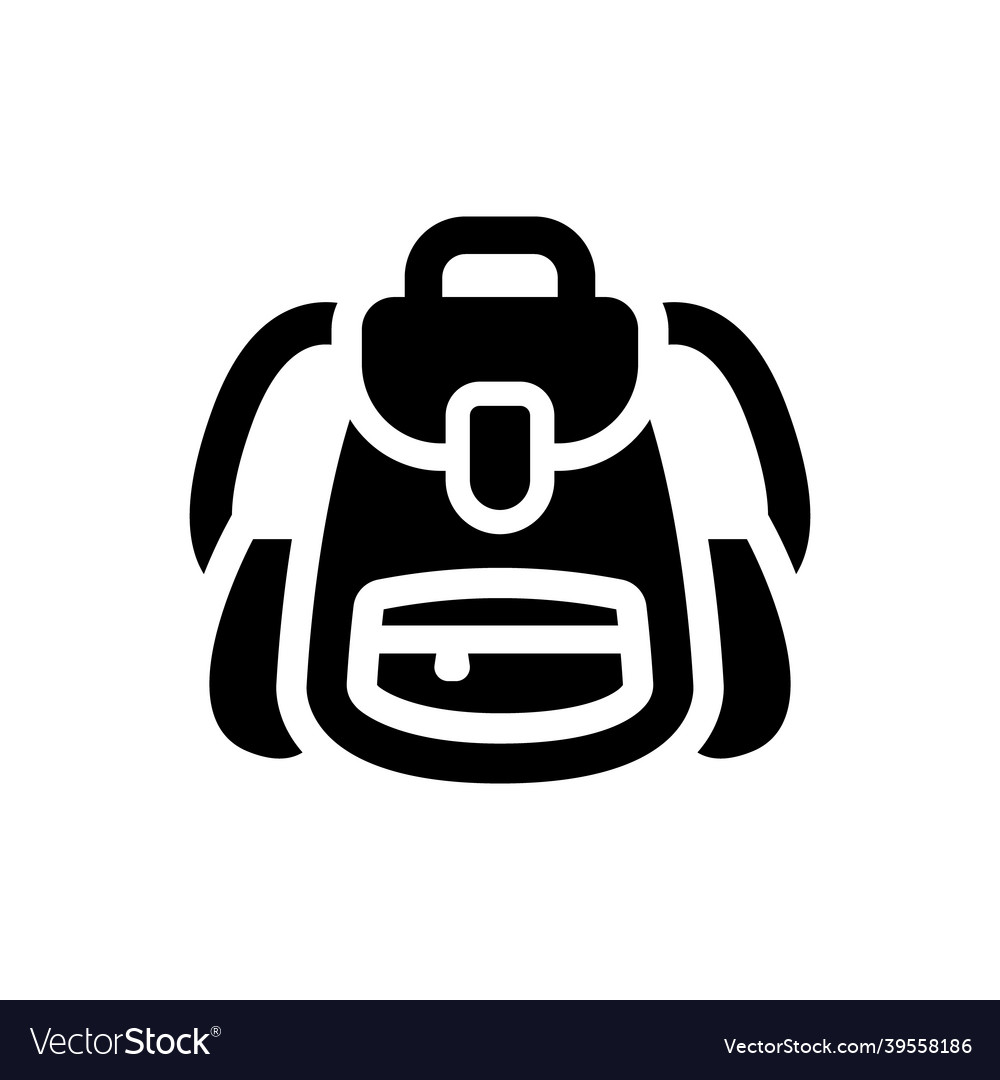 Backpack icon Royalty Free Vector Image - VectorStock