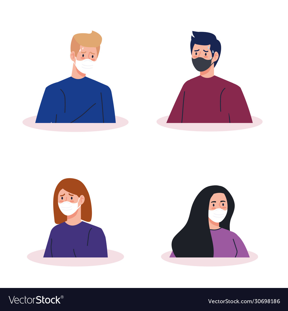 Campaign social distancing for covid19 19 Vector Image