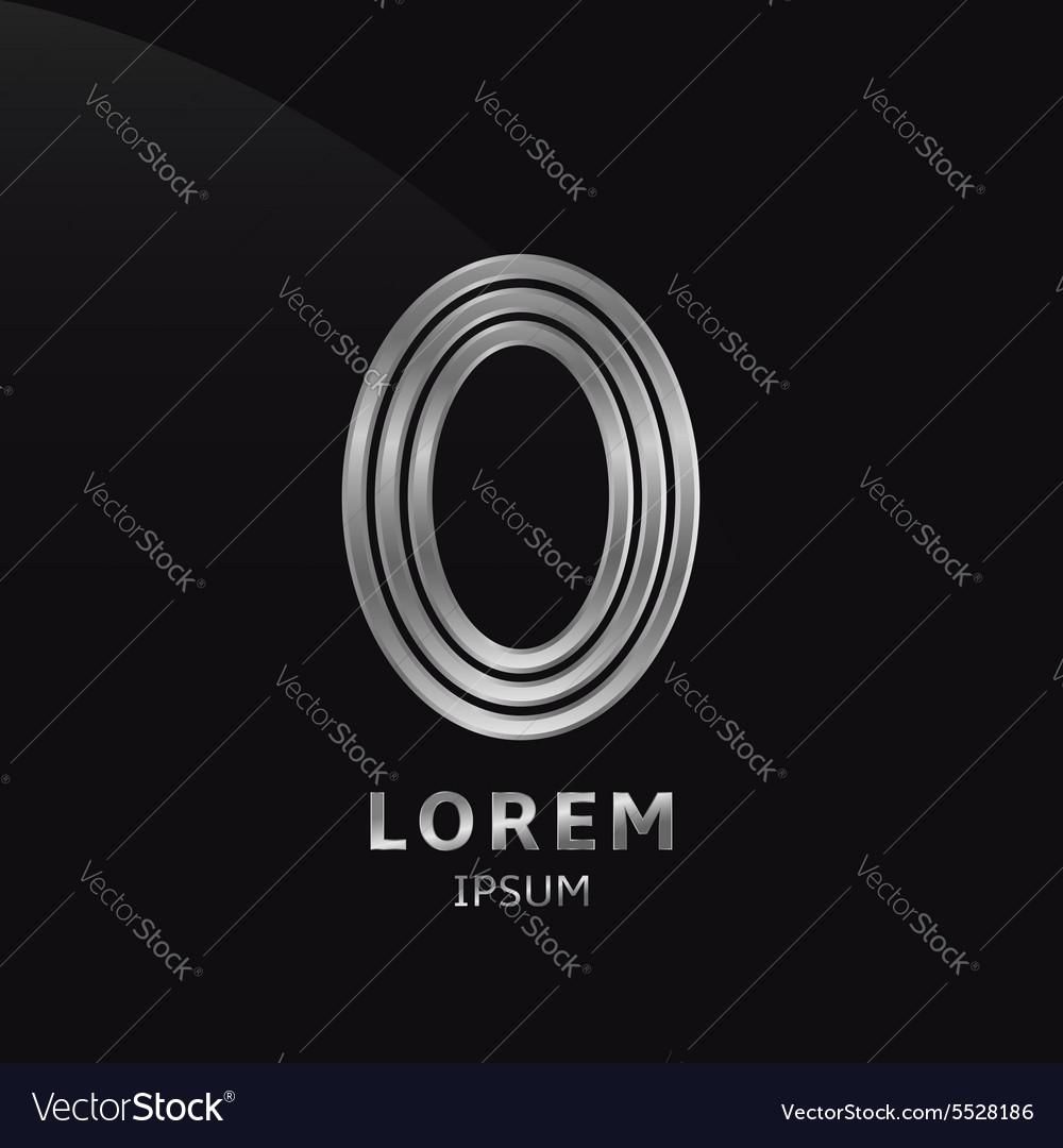 Letter o Royalty Free Vector Image - VectorStock