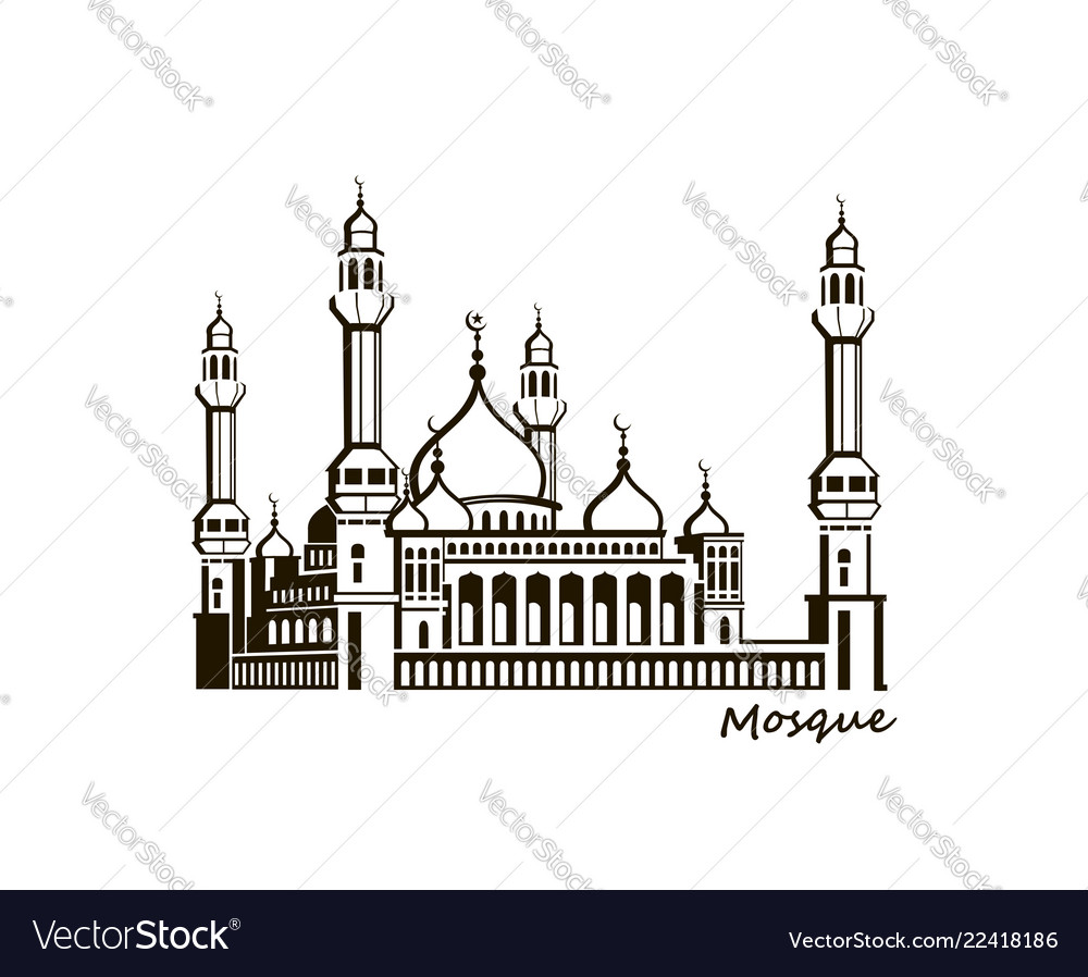 Mosque Royalty Free Vector Image - VectorStock