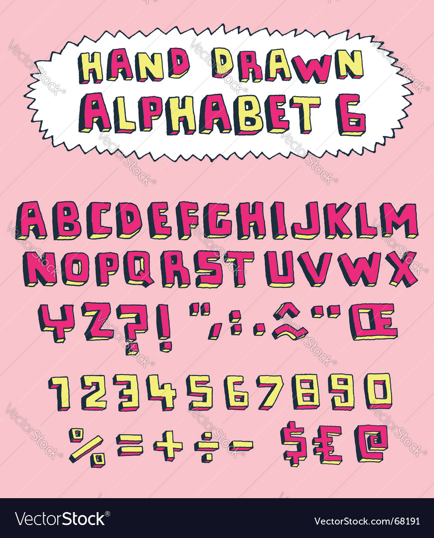 Alphabet Royalty Free Vector Image - VectorStock