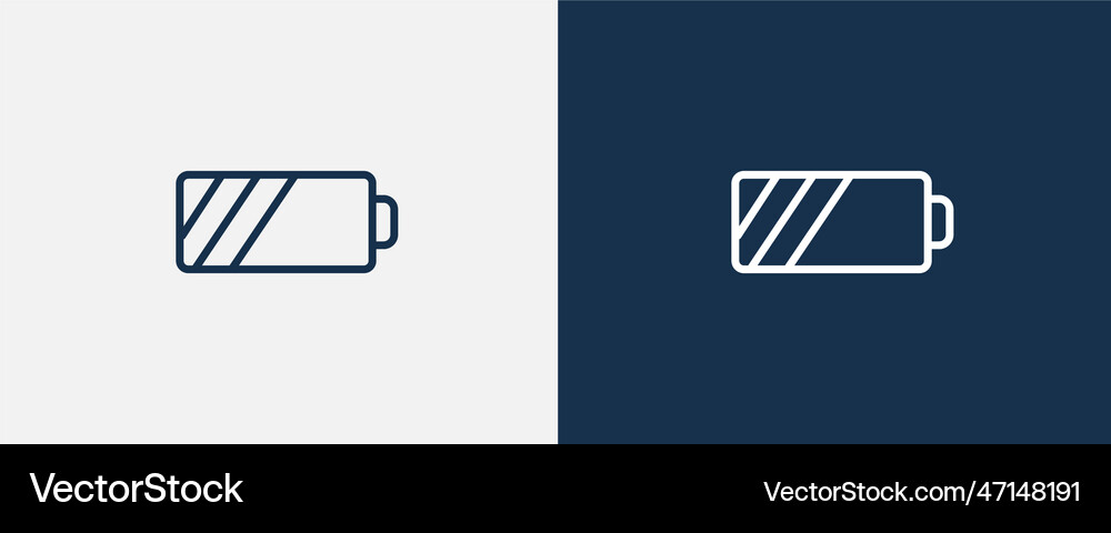 Batter icon outline icon from sport Royalty Free Vector