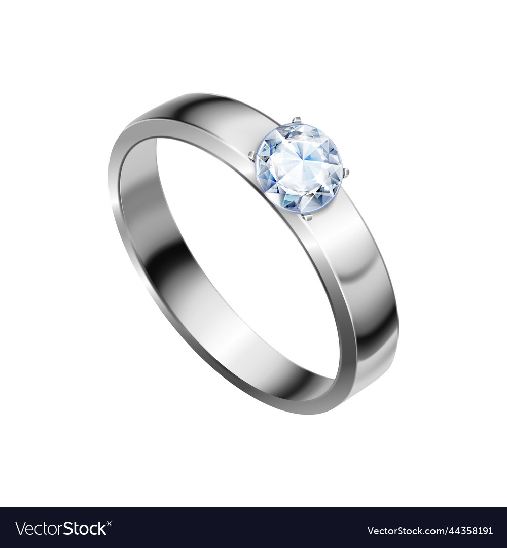 Realistic ring Royalty Free Vector Image - VectorStock