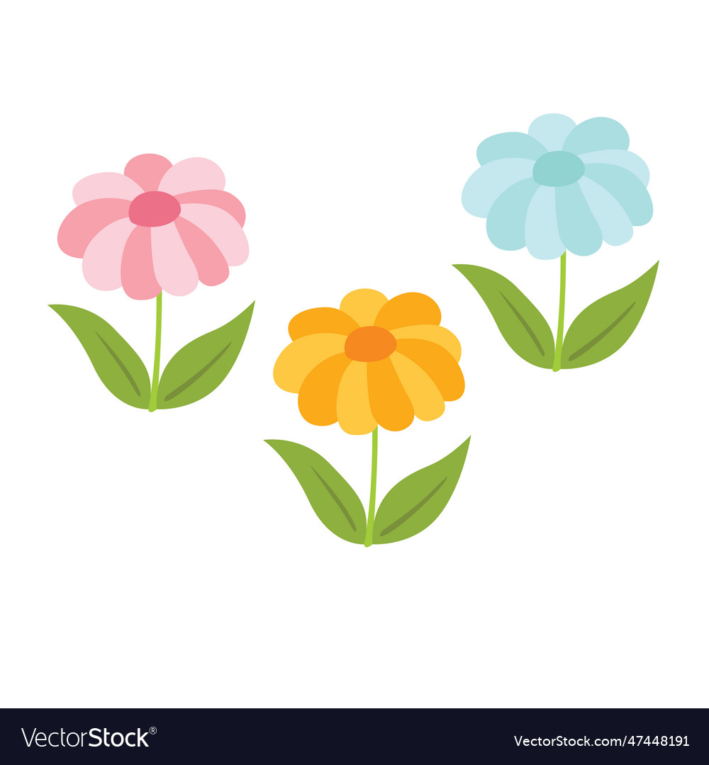 Spring flower clipart Royalty Free Vector Image