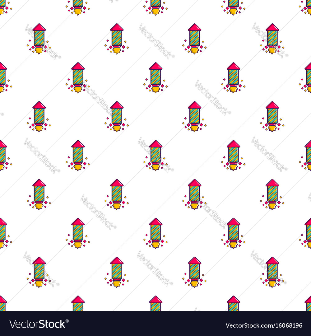 Party popper pattern Royalty Free Vector Image