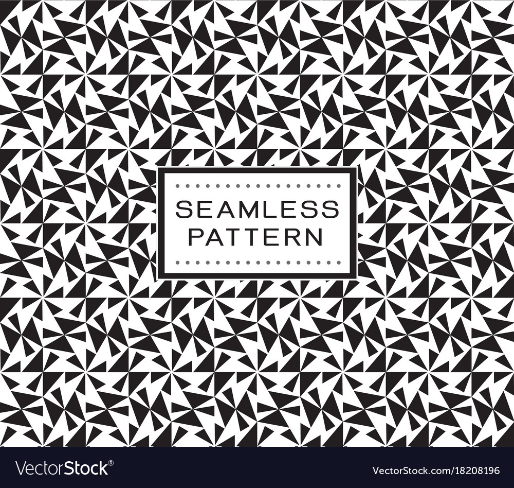 Retro seamless pattern with simple line geometric Vector Image