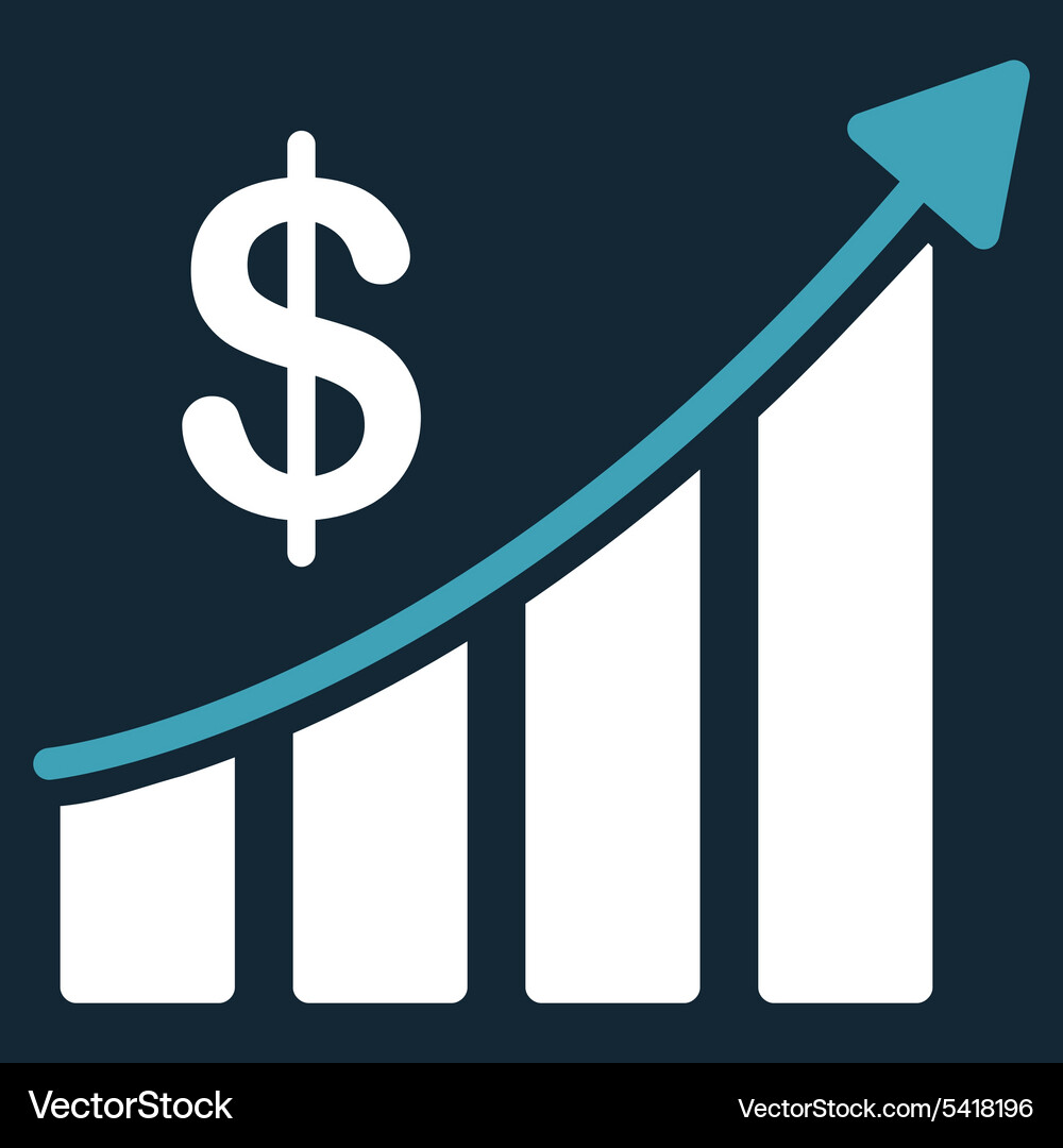 Sales icon from business bicolor set Royalty Free Vector