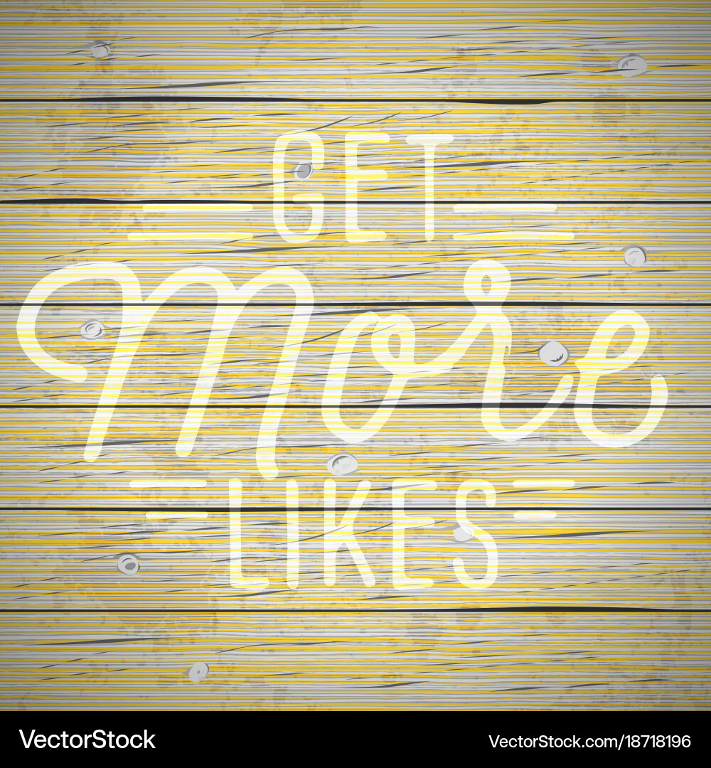 Vintage background with slogan for social network Vector Image