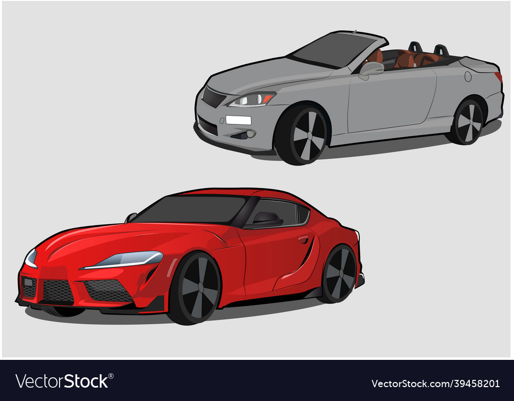 Car side view Royalty Free Vector Image - VectorStock