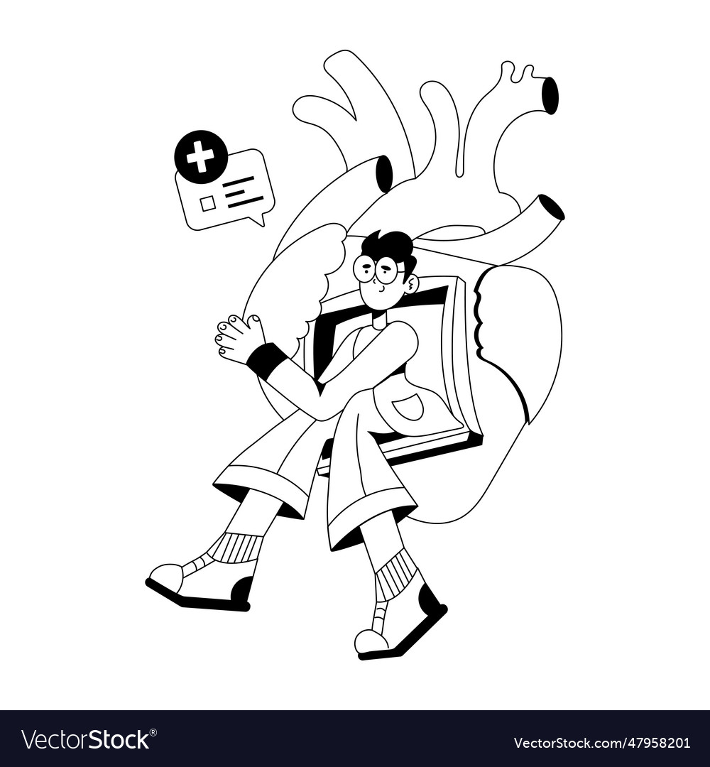 Cardiologist Royalty Free Vector Image - VectorStock