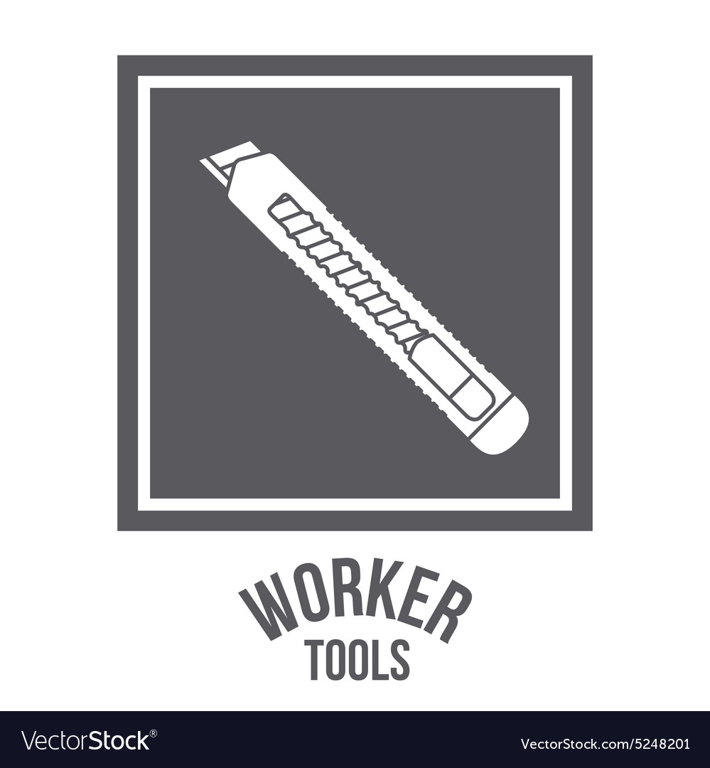 Worker tools design Royalty Free Vector Image - VectorStock
