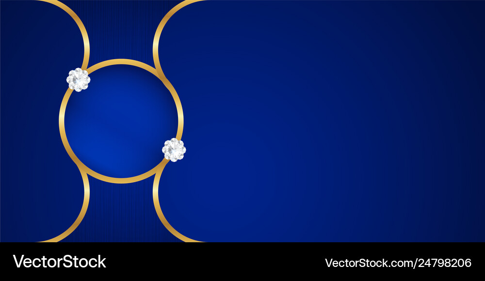 Abstract blue background in premium indian style Vector Image