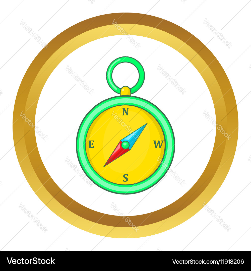 Compass icon Royalty Free Vector Image - VectorStock