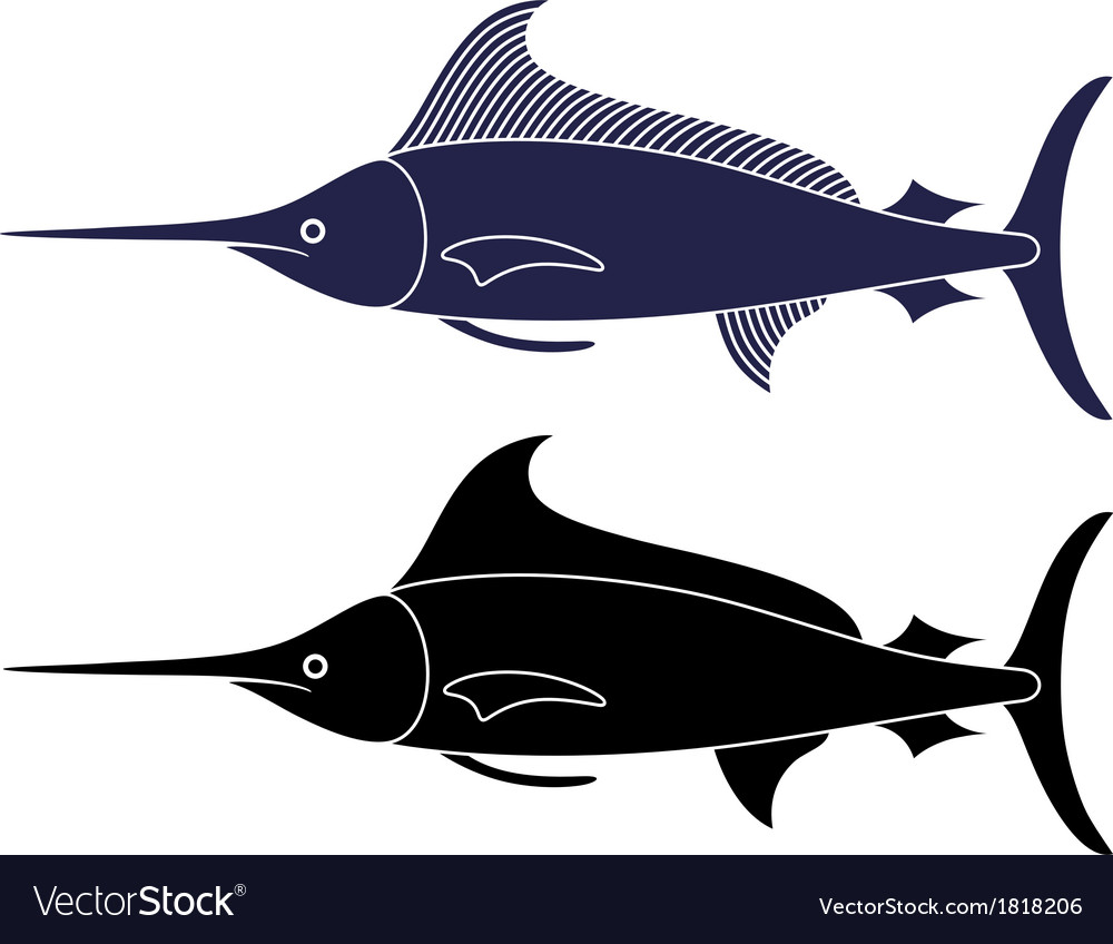 Marlin Royalty Free Vector Image - VectorStock
