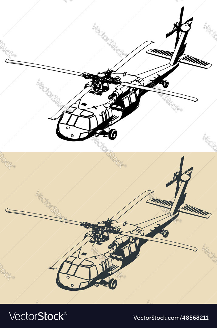 Helicopter Royalty Free Vector Image - VectorStock