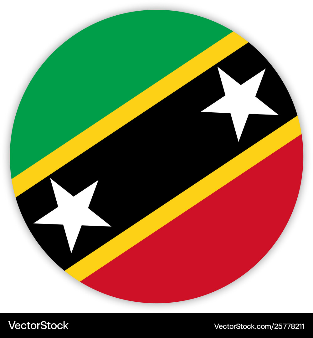 Simple round flag Royalty Free Vector Image - VectorStock