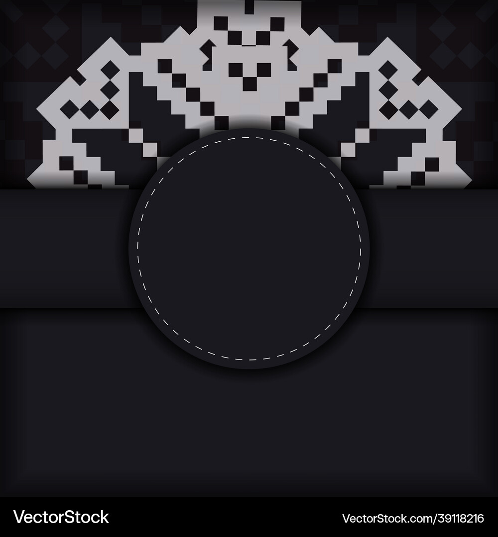 Invitation card template with place for your text Vector Image