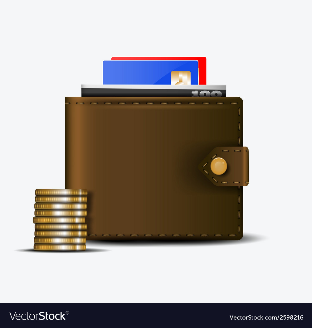 Wallet Royalty Free Vector Image - VectorStock
