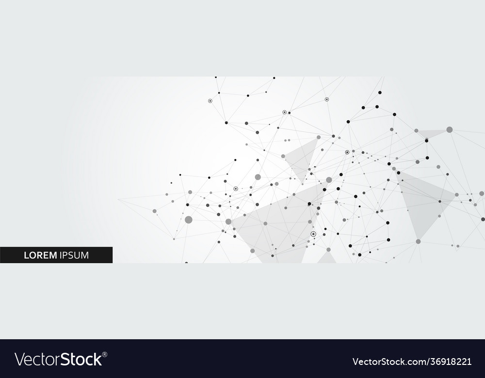 Abstract polygonal horizontal background Vector Image