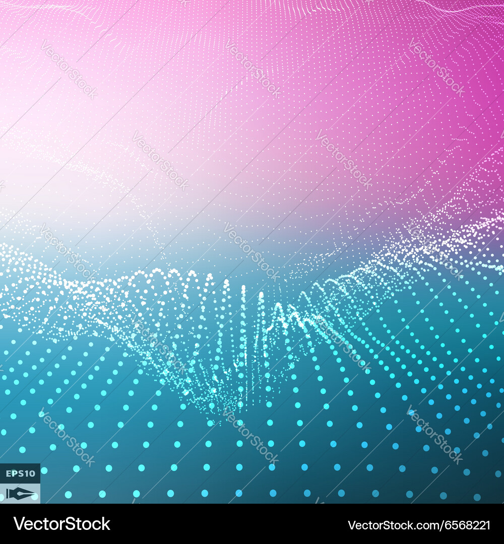 Abstract Technology Landscape Royalty Free Vector Image