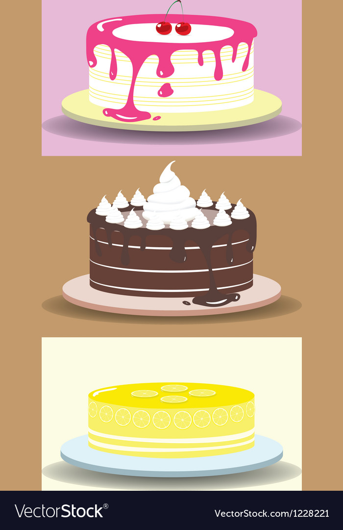 Cake Royalty Free Vector Image - VectorStock