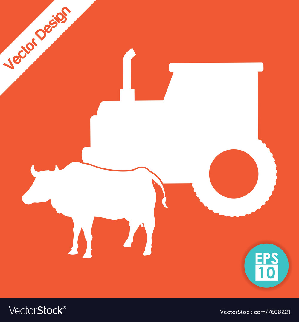 Farm icon design Royalty Free Vector Image - VectorStock