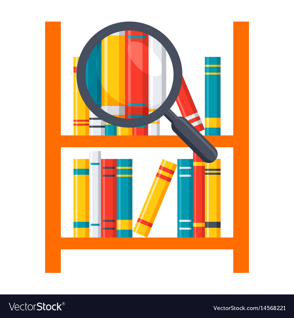 Library science icon Royalty Free Vector Image