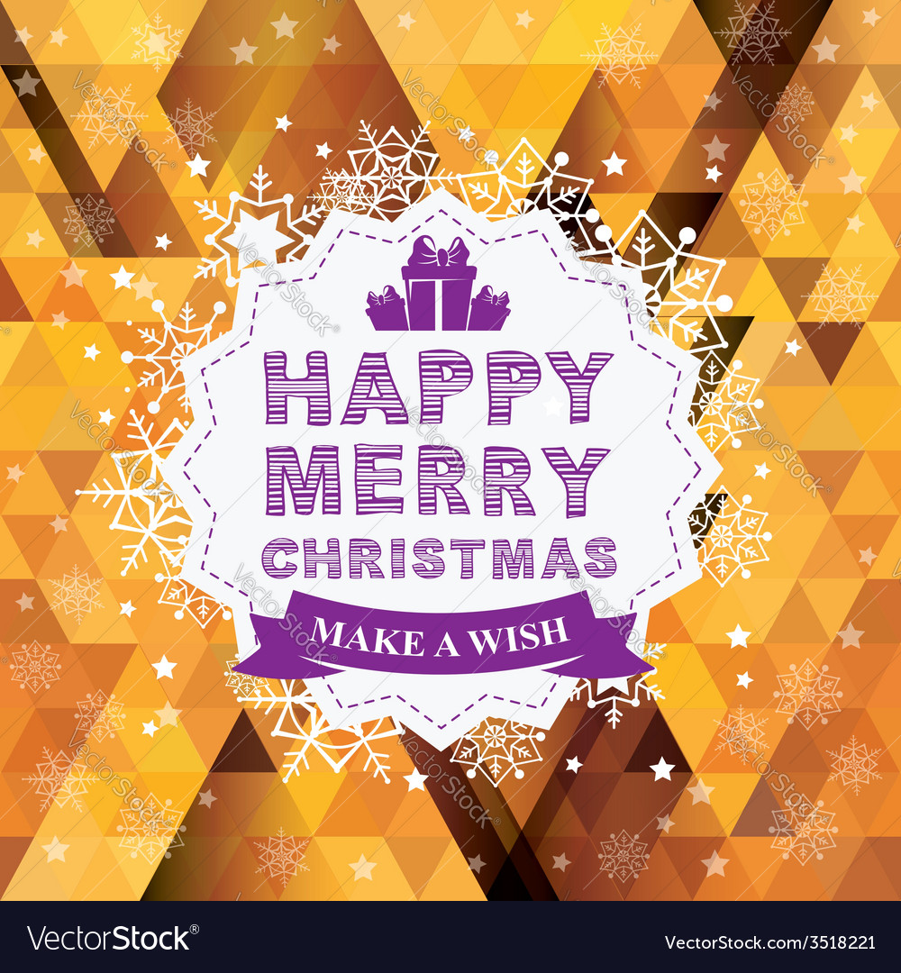 Merry christmas Royalty Free Vector Image - VectorStock