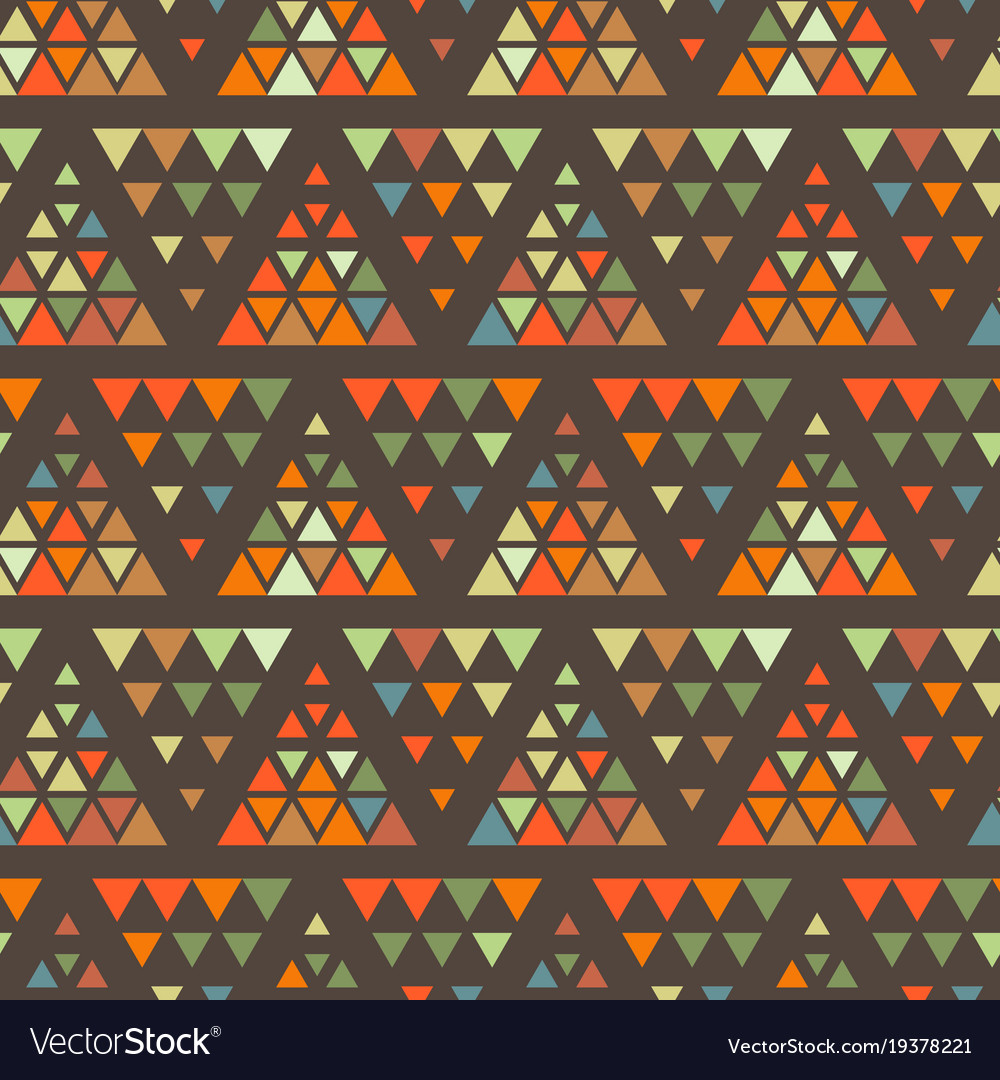 Seamless triangle halftone gradient pattern Vector Image