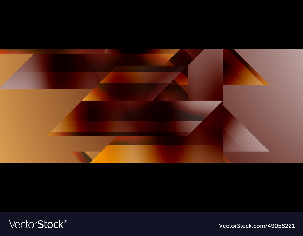 Simple geometric forms - dynamic geometric Vector Image