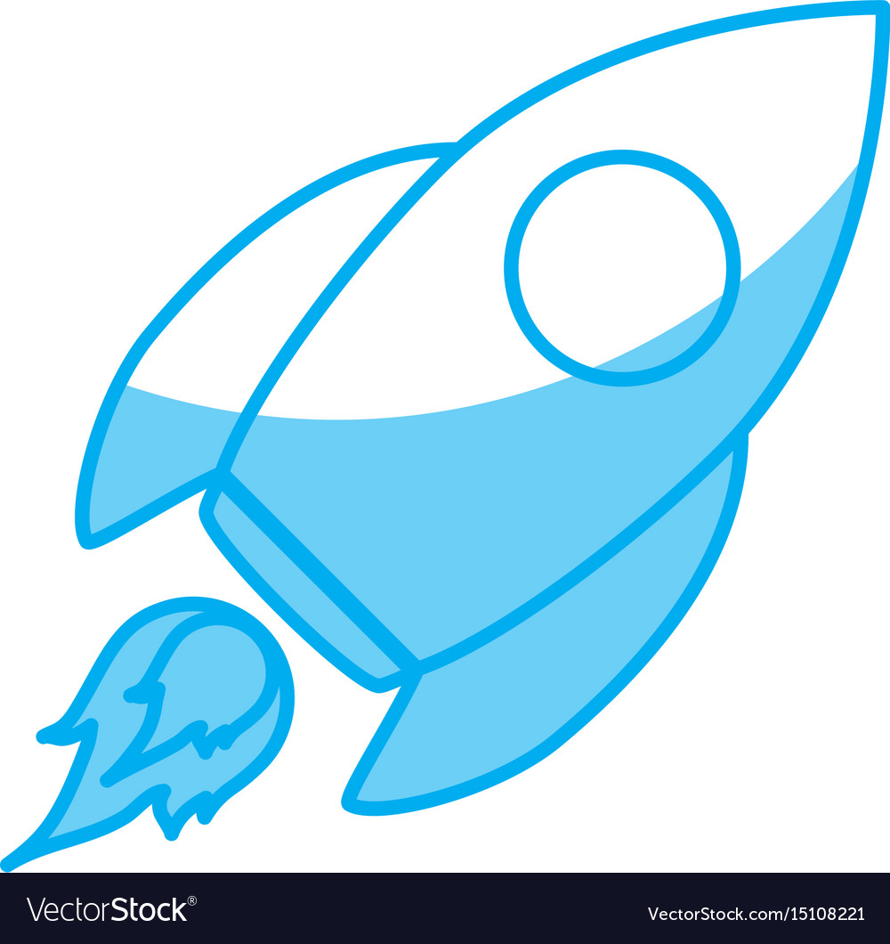 Space rocket icon Royalty Free Vector Image - VectorStock
