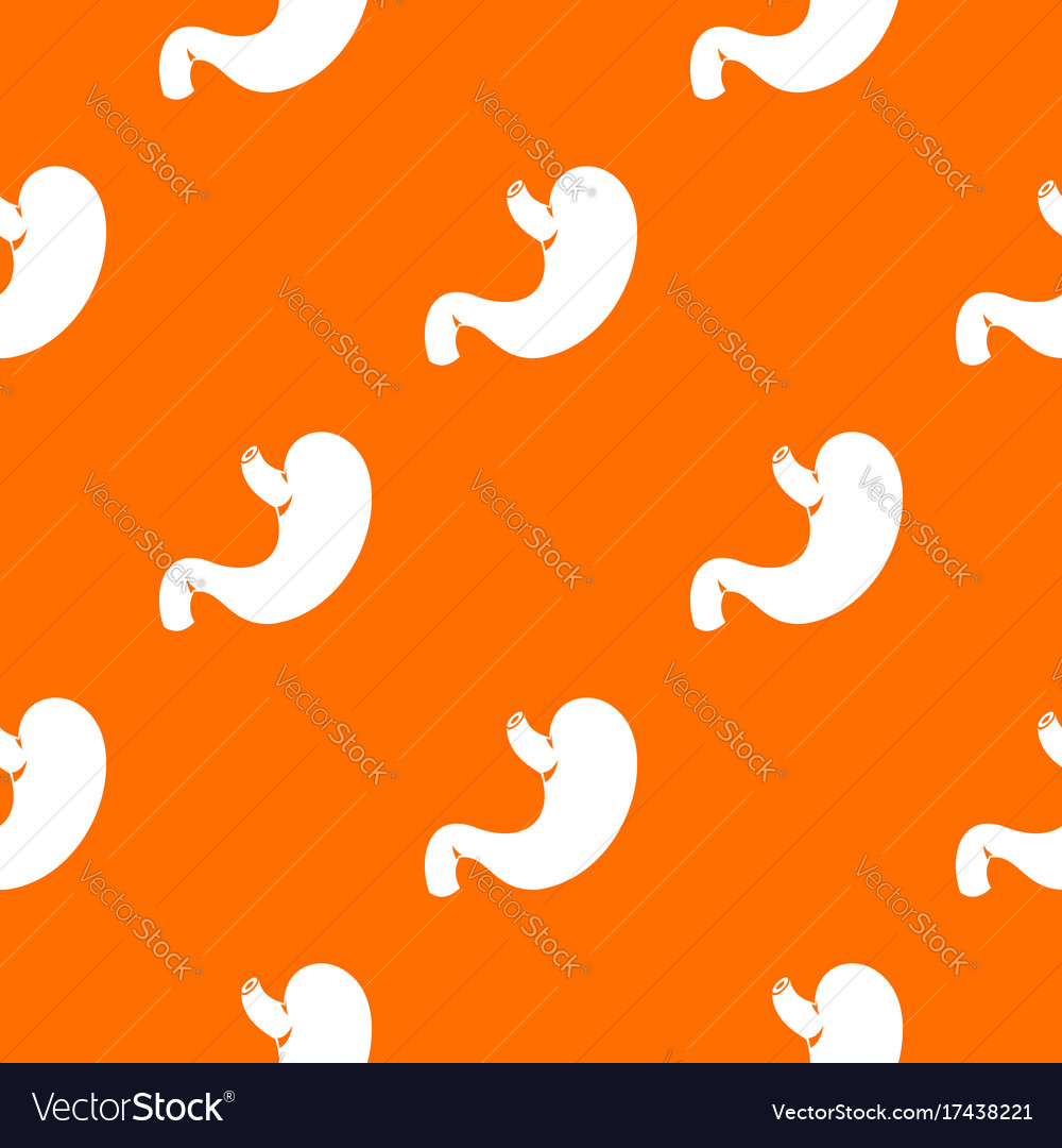 Stomach pattern seamless Royalty Free Vector Image
