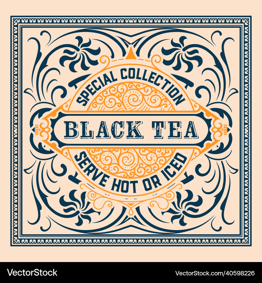 Western card with vintage style Royalty Free Vector Image