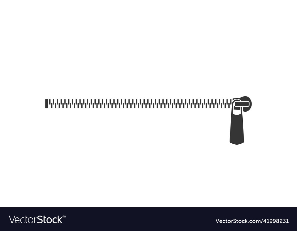 Zipper lock and unlock fastener clasp Royalty Free Vector