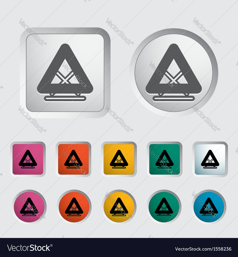 Warning triangle Royalty Free Vector Image - VectorStock