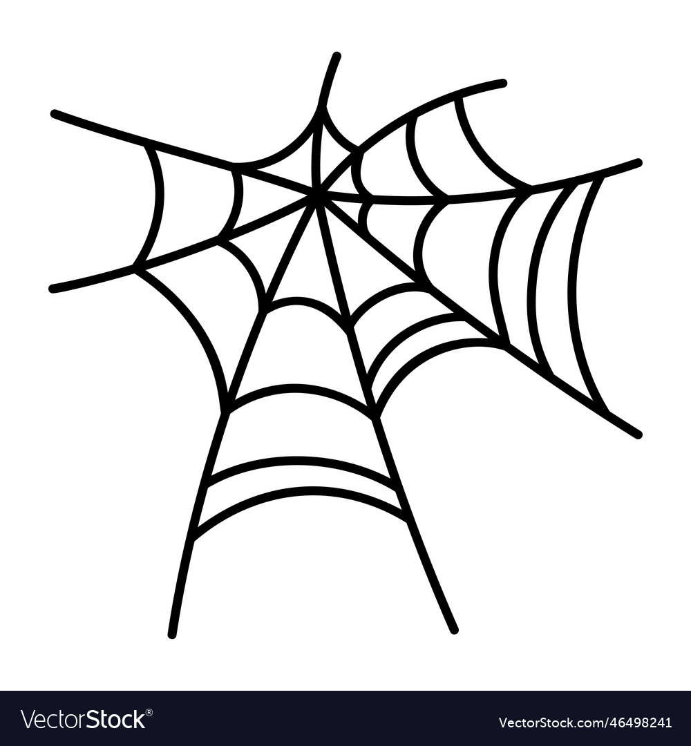 Cobweb structure Royalty Free Vector Image - VectorStock