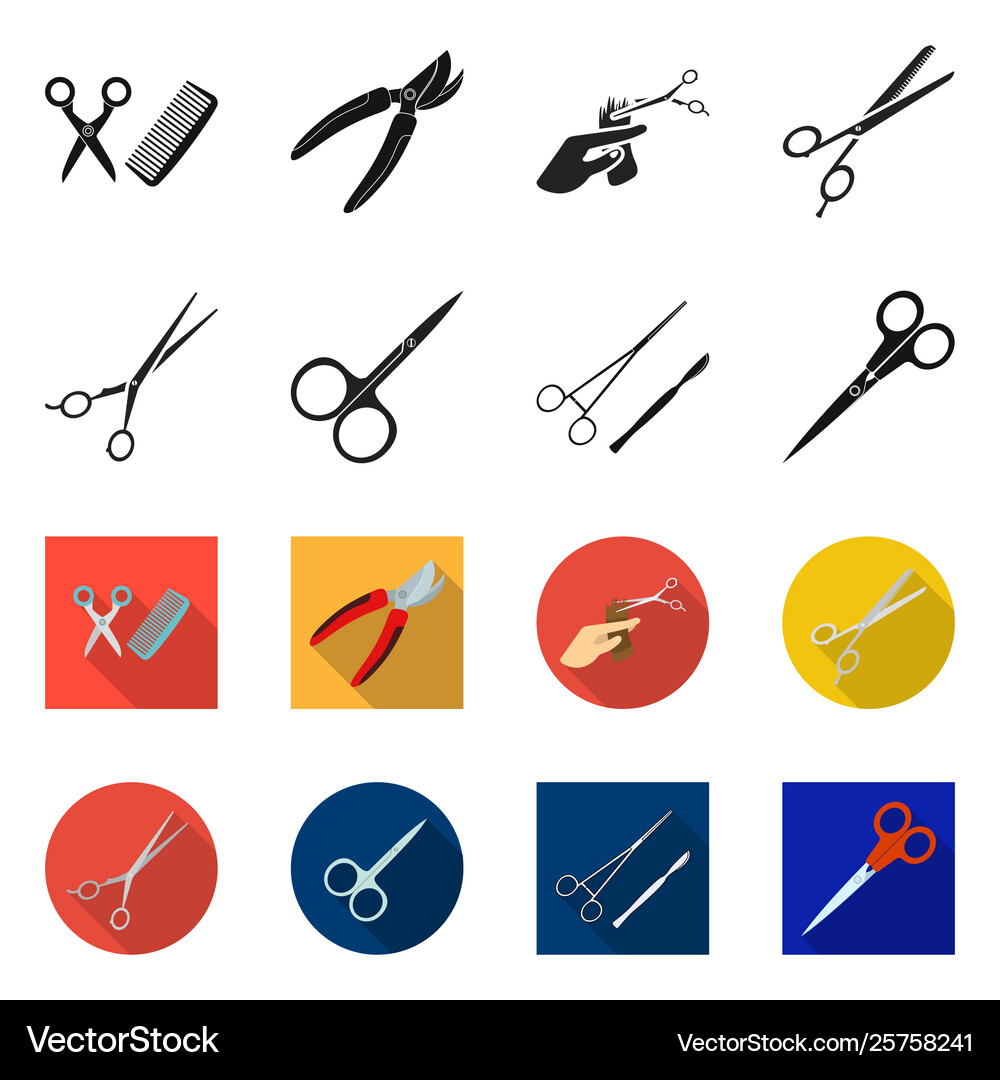 Isolated object scissor and craft sign Royalty Free Vector