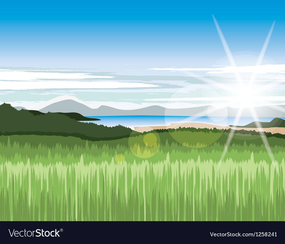 Landscape Royalty Free Vector Image - VectorStock