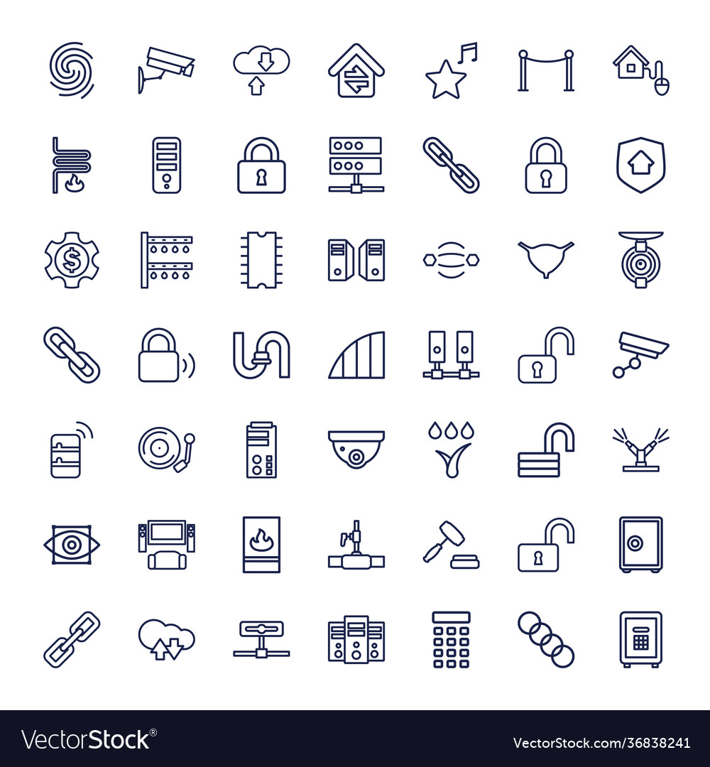 System icons Royalty Free Vector Image - VectorStock